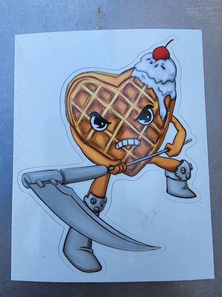 Scythe Stickers - Violent Wafflez